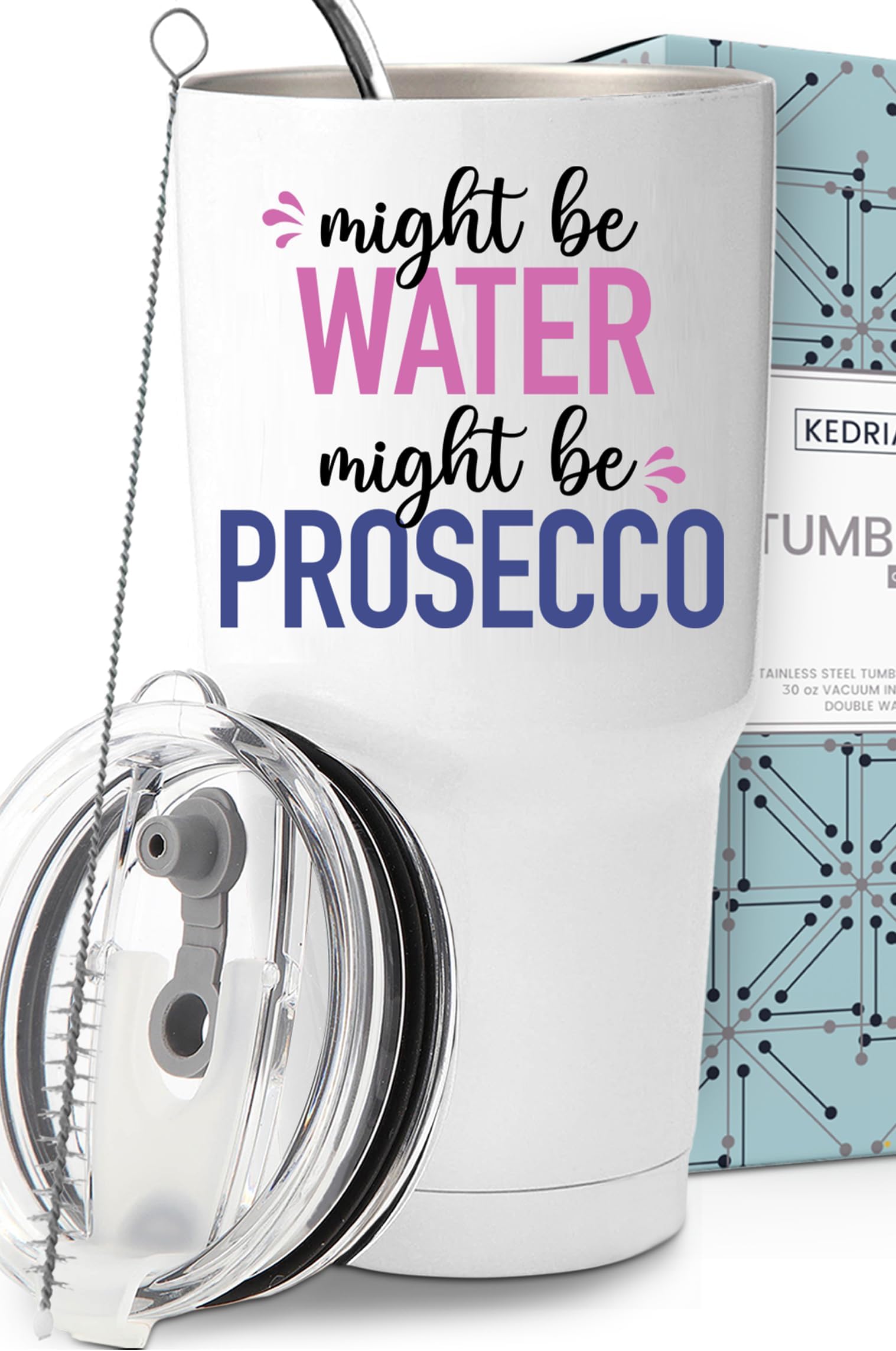 Amazon.com | Funny Might Be Prosecco Tumbler 30oz, Perfect Prosecco ...