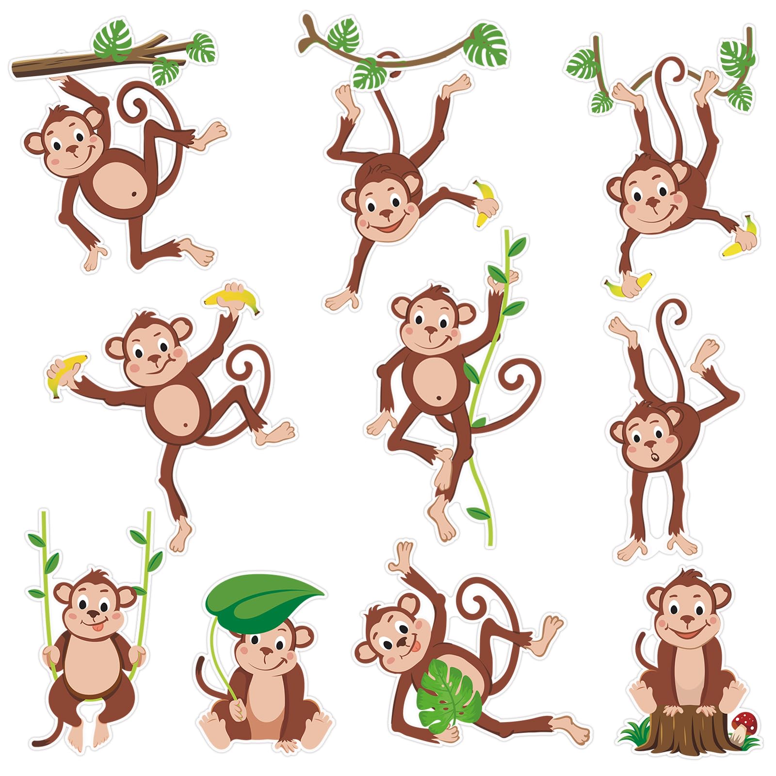 Printable Monkey Cut Outs Printable Monkey Paper Crown. Diy Cut Party