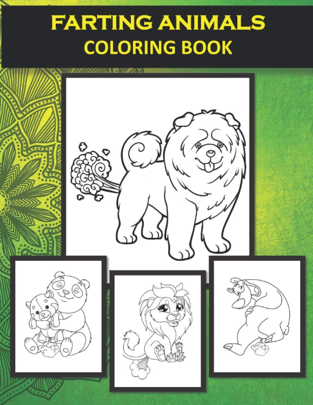 Buy Farting Animals Coloring Book: Animal farts coloring book-Fart ...