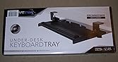 Amazon.com : AboveTEK Large Keyboard Tray Under Desk with Wrist Rest ...