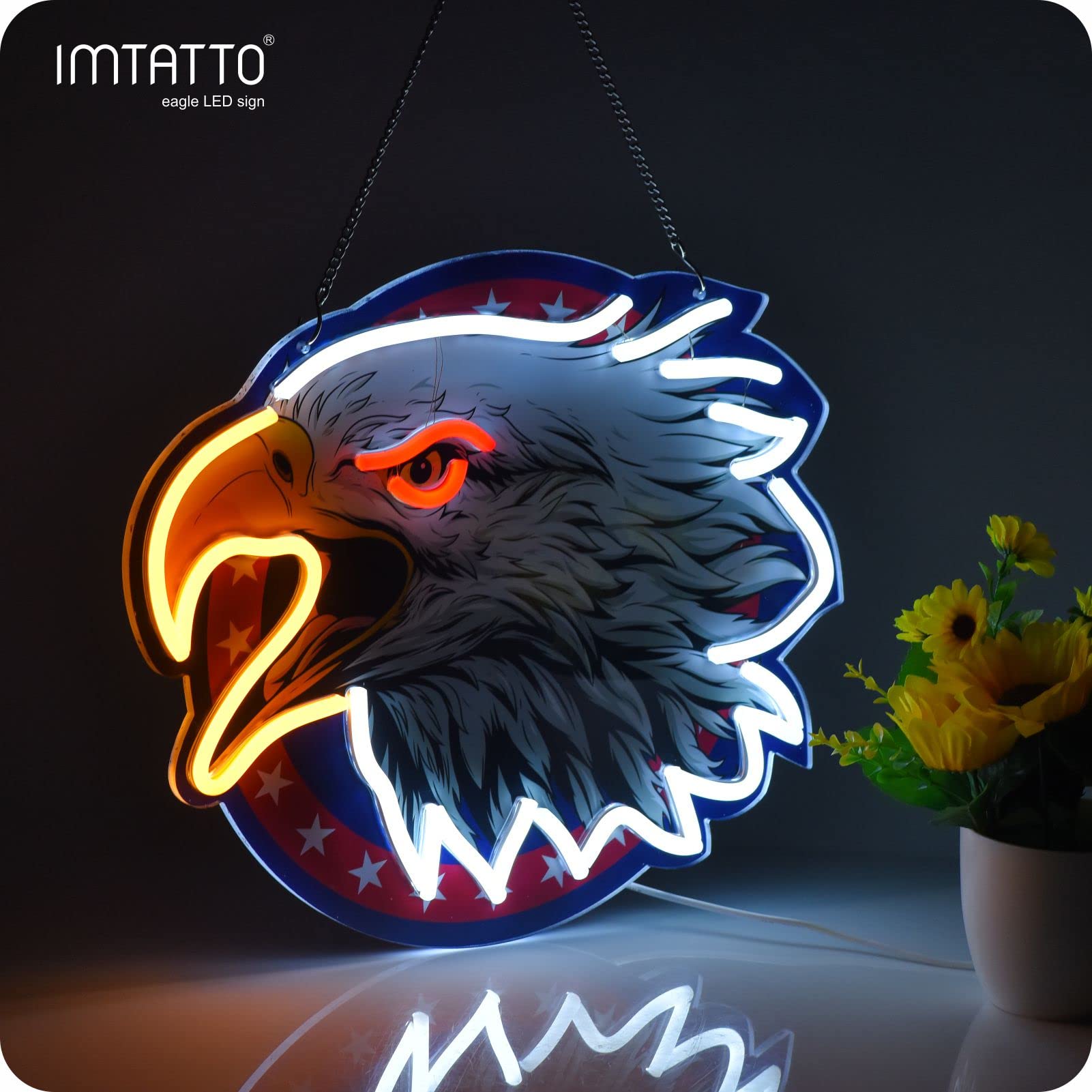 Eagle Bird Neon Digital