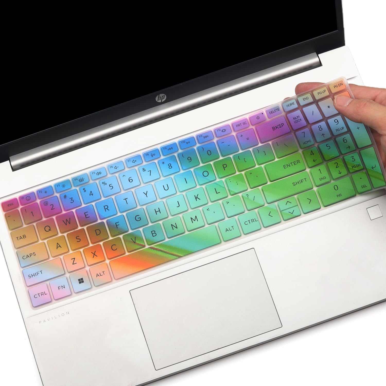 Amazon.com: Colorful Keyboard Cover for HP 15.6" Laptop 15-fc 15-fd 15z ...