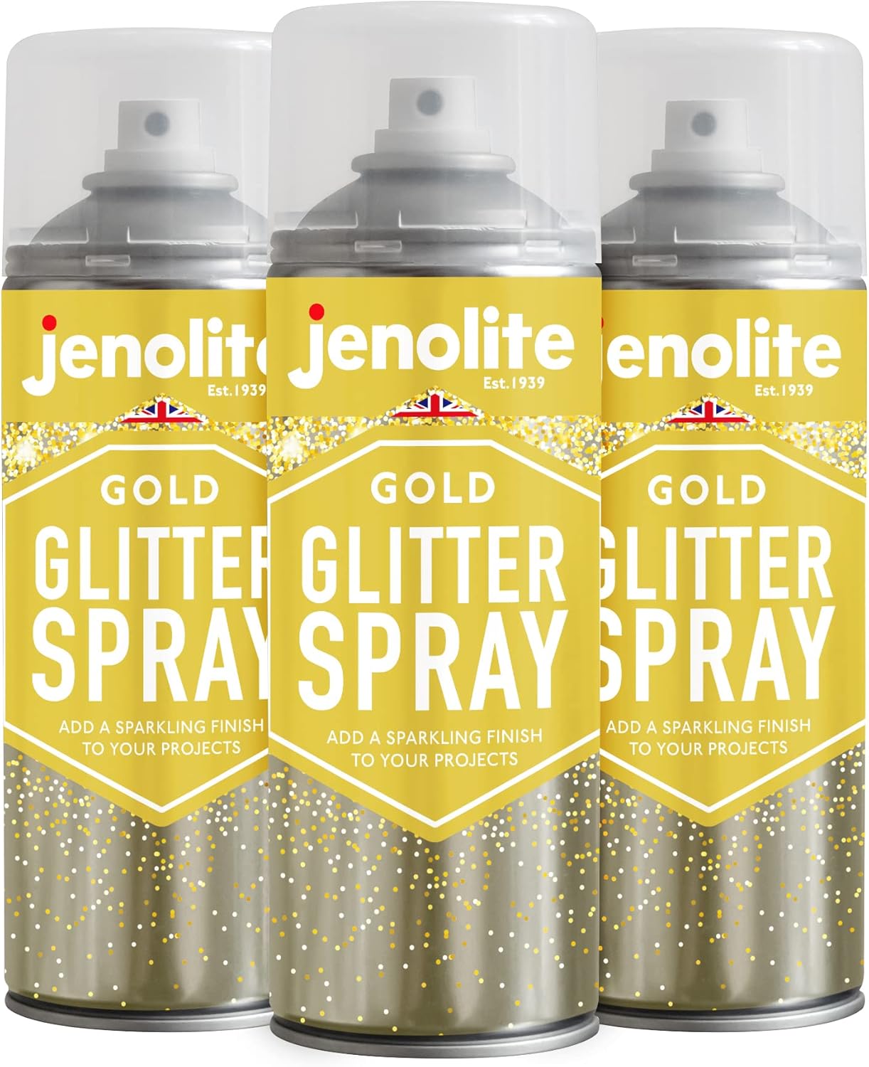 JENOLITE Sigillante trasparente spray glitterato | ORO | Lacca ...