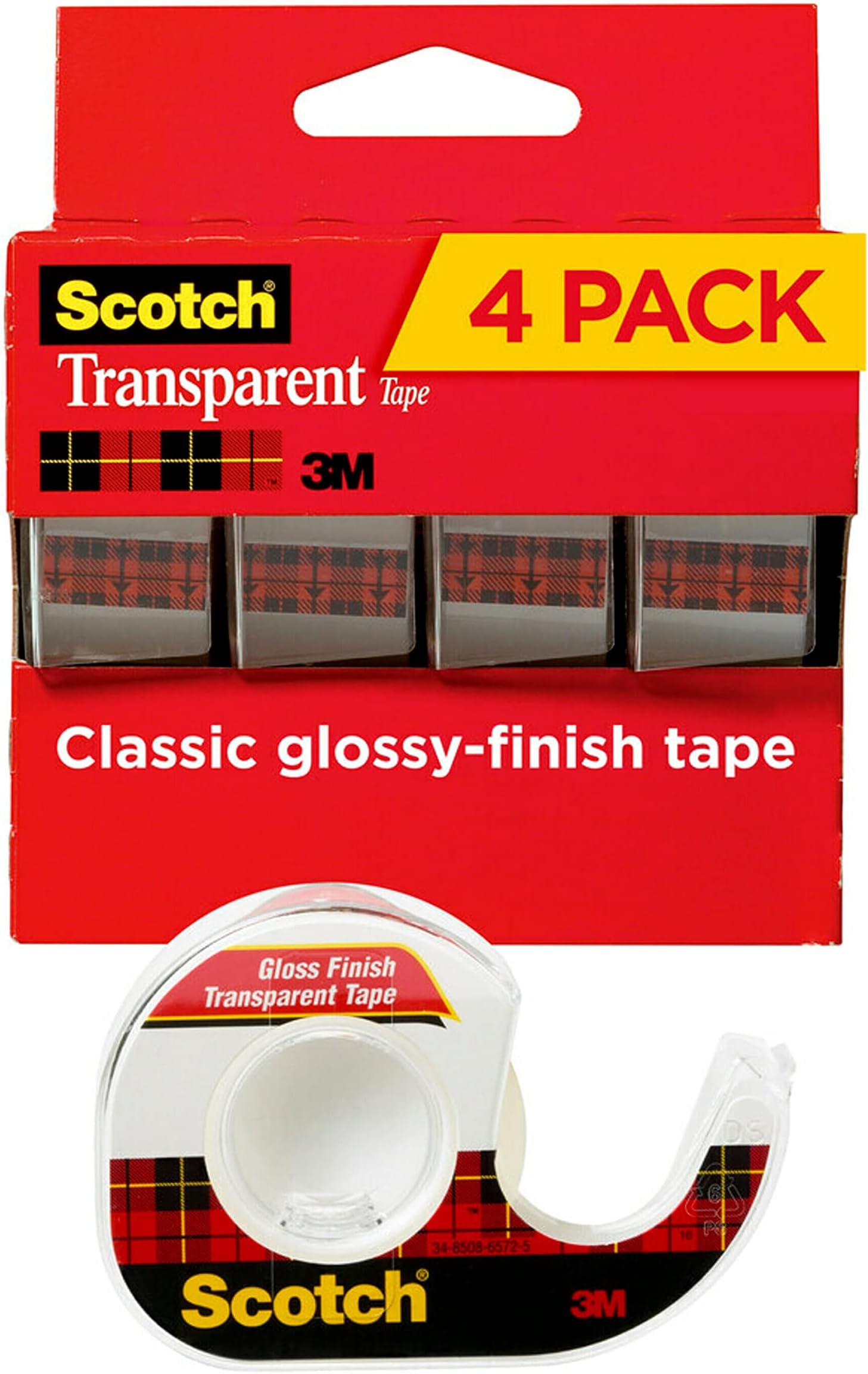 Amazon.com : Scotch Gift Wrap Tape 0.75 x 300, 3 Pack : Office Products