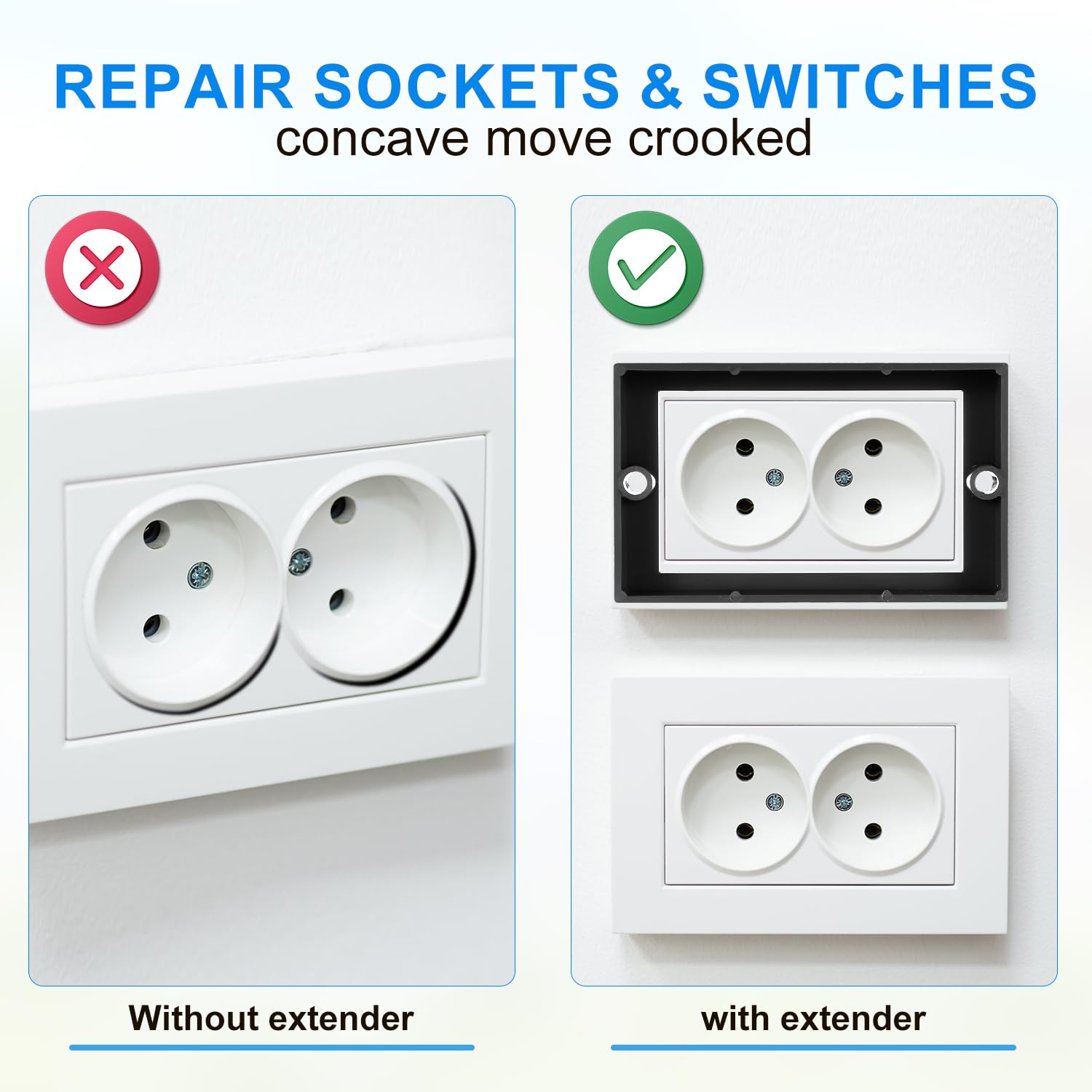 Electrical Box Extensions Plastic 3 8 Depth Electrical Outlet Box