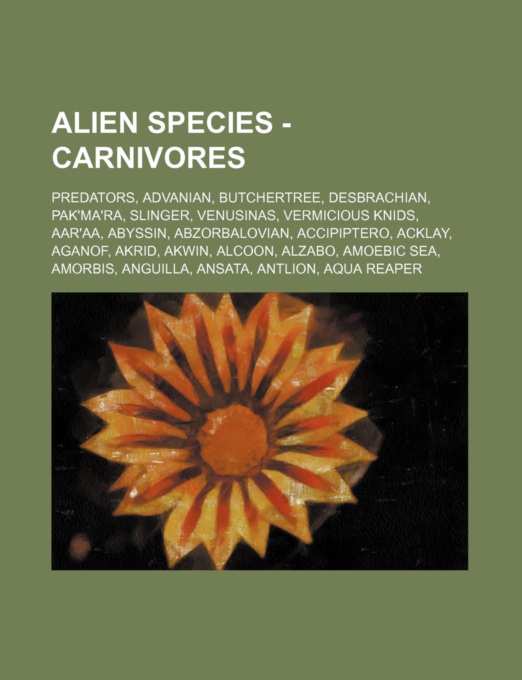 Amazon.co.jp: Alien Species - Carnivores: Predators, Advanian ...