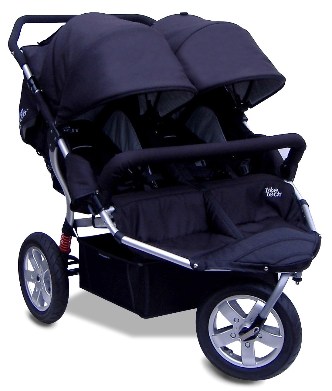 Tike Tech Double City X3 Swivel Stroller, Classic Black : Amazon.in ...