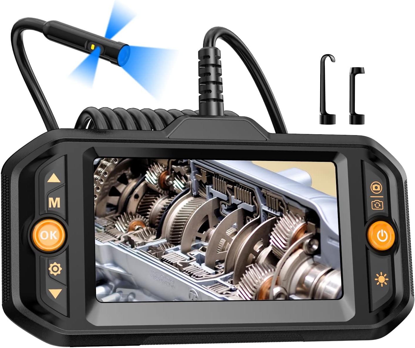 Amazon.com: Endoscope Camera, 1080P HD Digital Borescope with Light ...