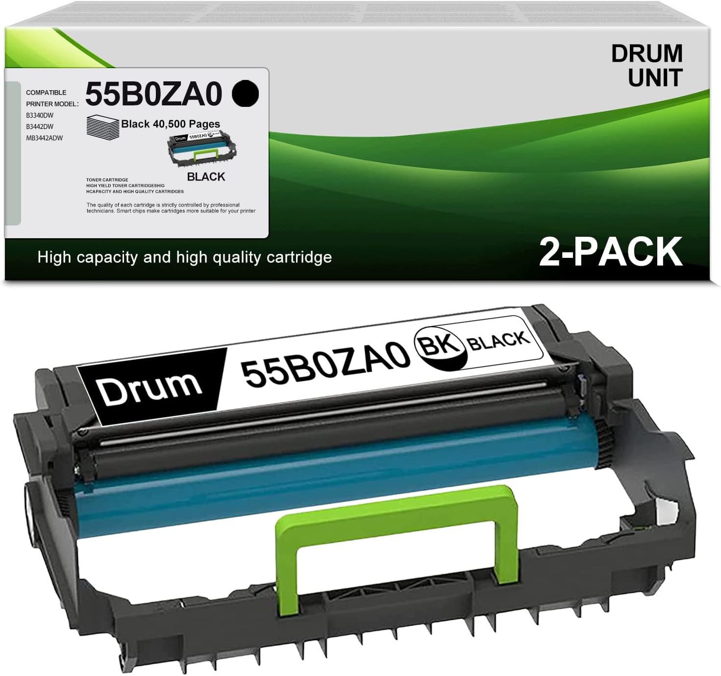 Amazon.com: Verabeenix 55B0ZA0 Remanufactured Drum Unit Compatible for ...