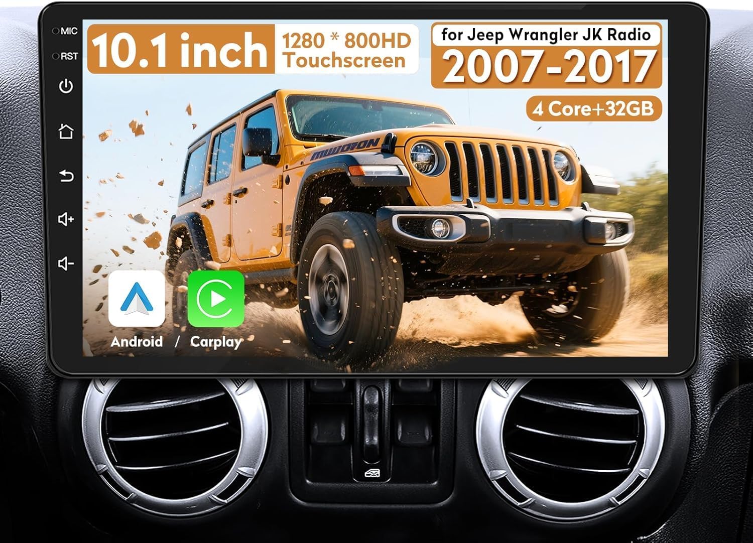 Amazon.com: 11th (4Ram 64Rom) Car System & 5G WiFi6(1201Mbps) for Jeep ...