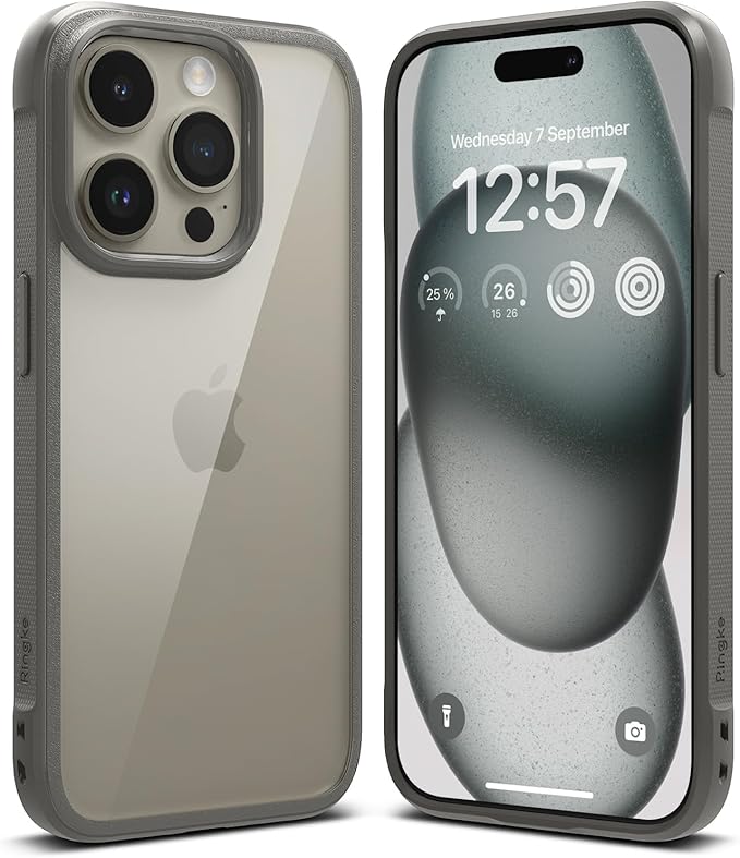Amazon.com: Ringke Fusion Bold for iPhone 15 Pro Case, Textured Sides ...