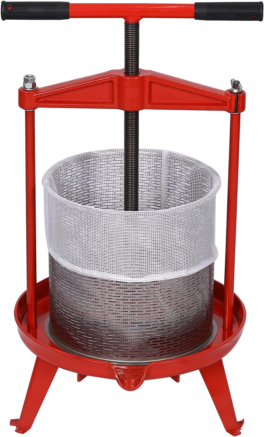 Amazon.com: LIBOOI Fruit Wine Press, 3.69 Gallon/14L Grape Press for ...