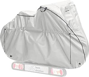 TeamObsidian Bike Cover - Waterproof Outdoor Bike Storage for 1, 2 or 3 ...