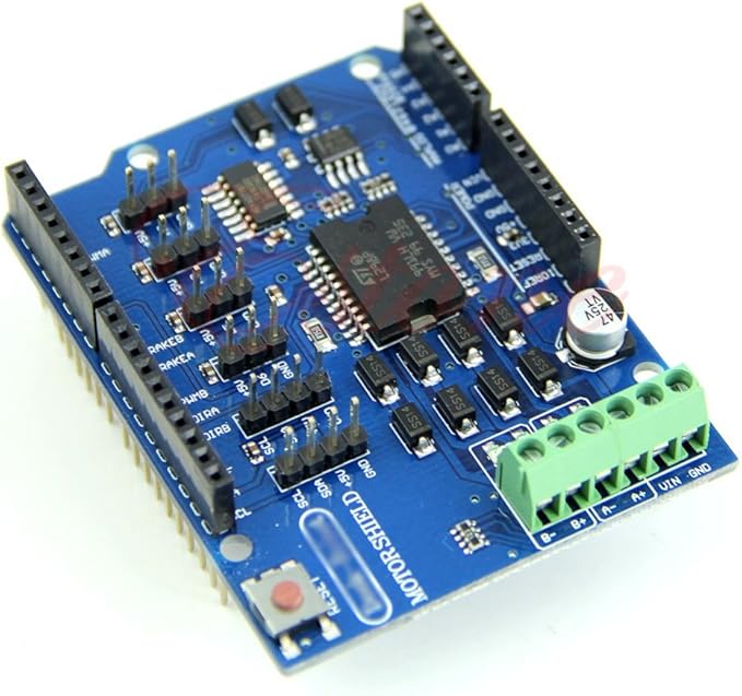 Amazon.com: Motor Driver Shield for Arduino L298P : Electronics