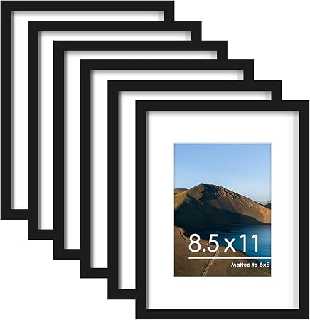 8 5 X 11 Frame With Matte