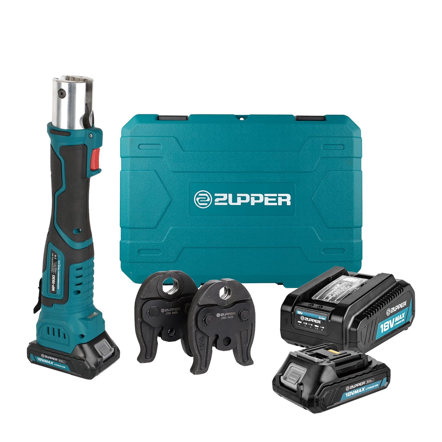 ZUPPER Short Throw Pro Press Tool kit with 1/2" to 3/4" Pro Press Jaws ...