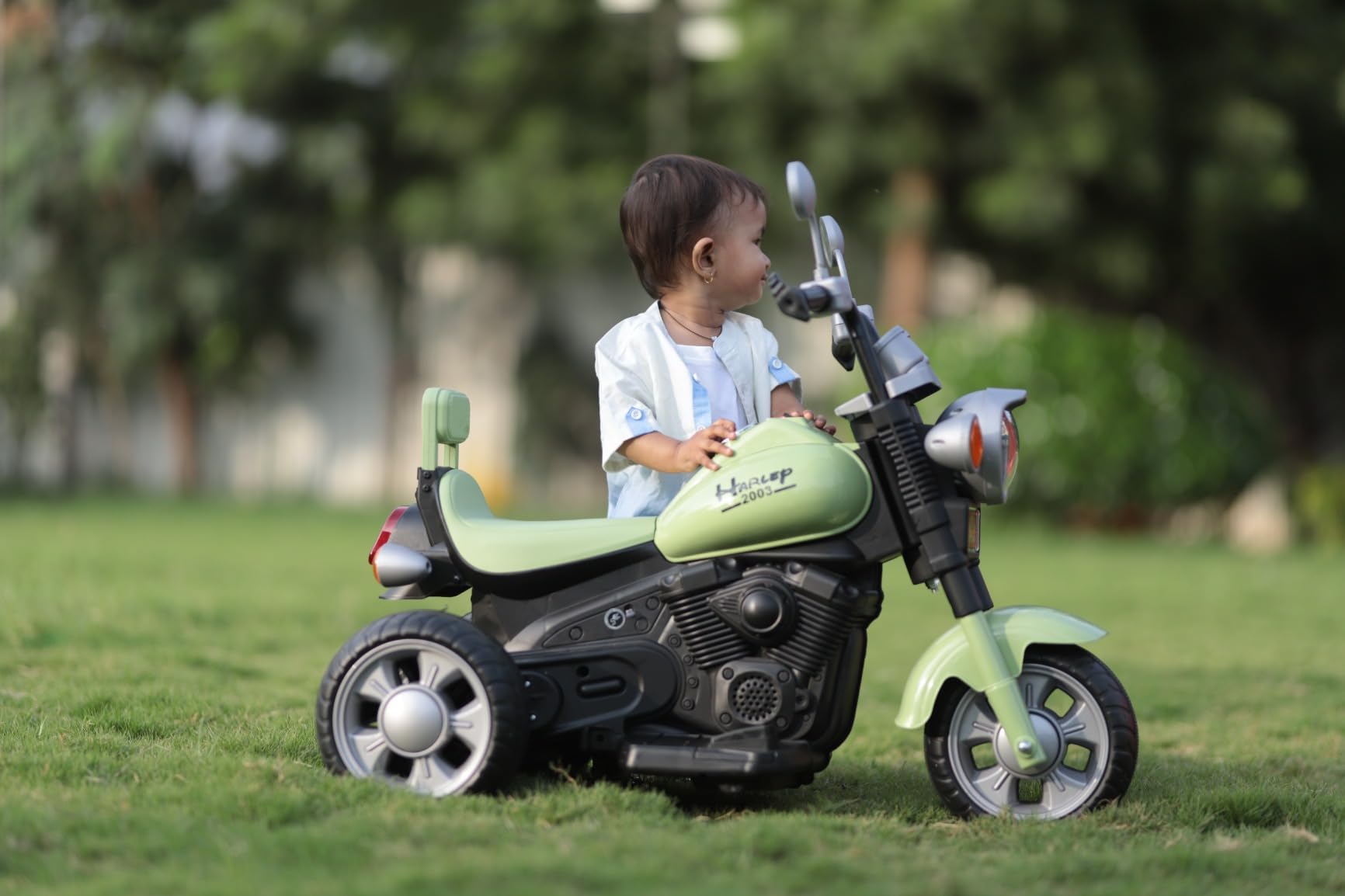 Buy Happy Goods Battery Operated Bike For Kids,Ride On Toy Baby Bike ...