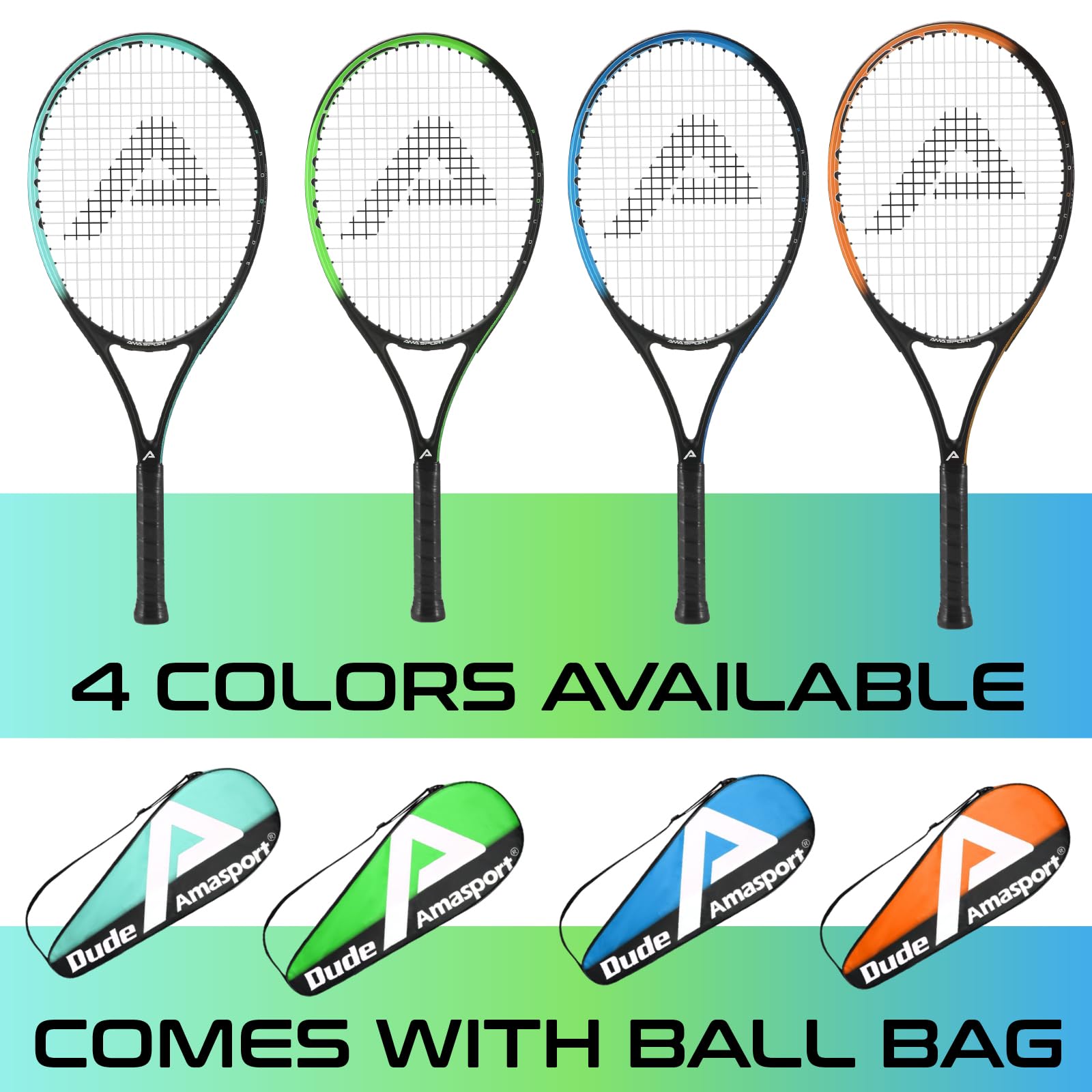 Snapklik.com : AMA SPORT PRO Dude Adult Tennis Racket - Pre-Strung ...