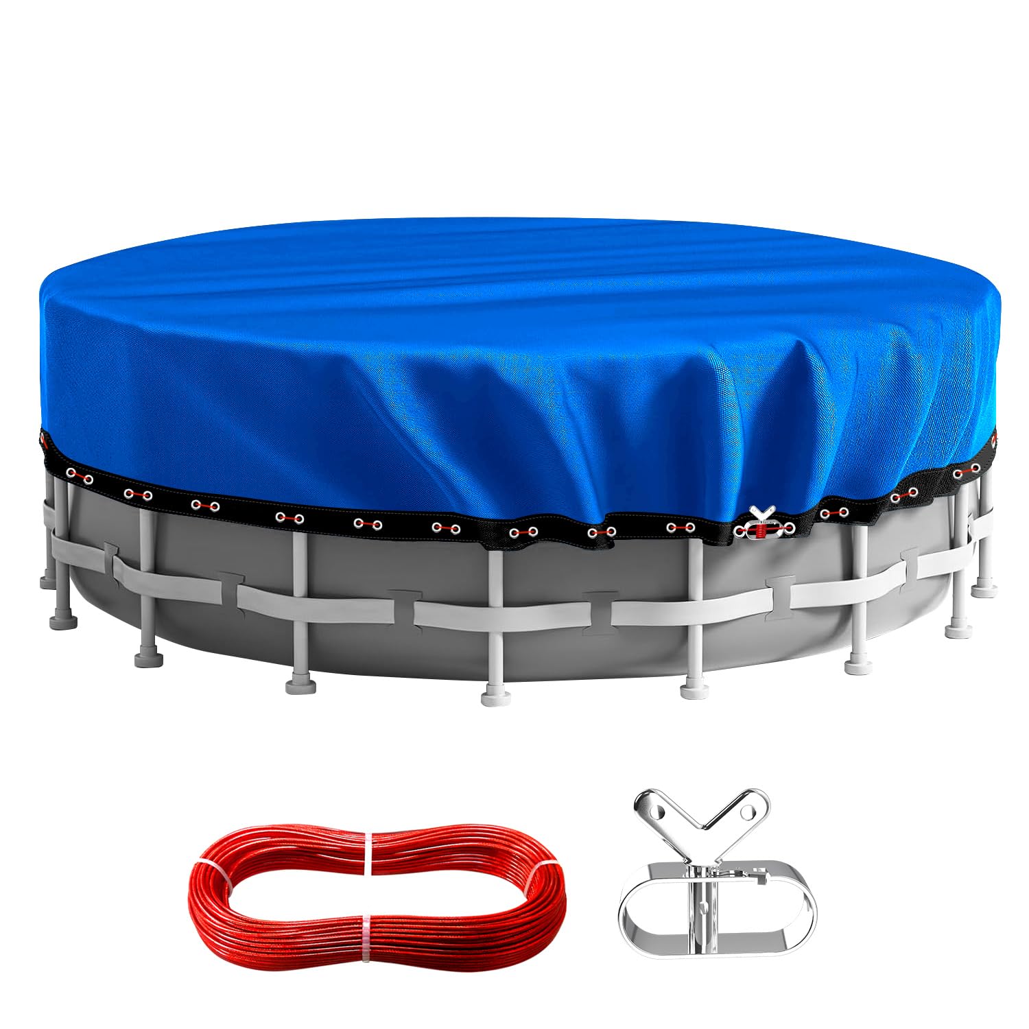 Amazon.com : Winter Pool Cover 21FT Round,Pool Covers for Above Ground ...