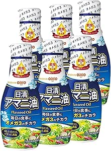 Amazon | 日清 アマニ油 145g 6本 日清オイリオ 亜麻仁油 あまに油 オメガ3 サラダ 味噌汁 業務用 | KEYROOM | 亜麻仁油 通販