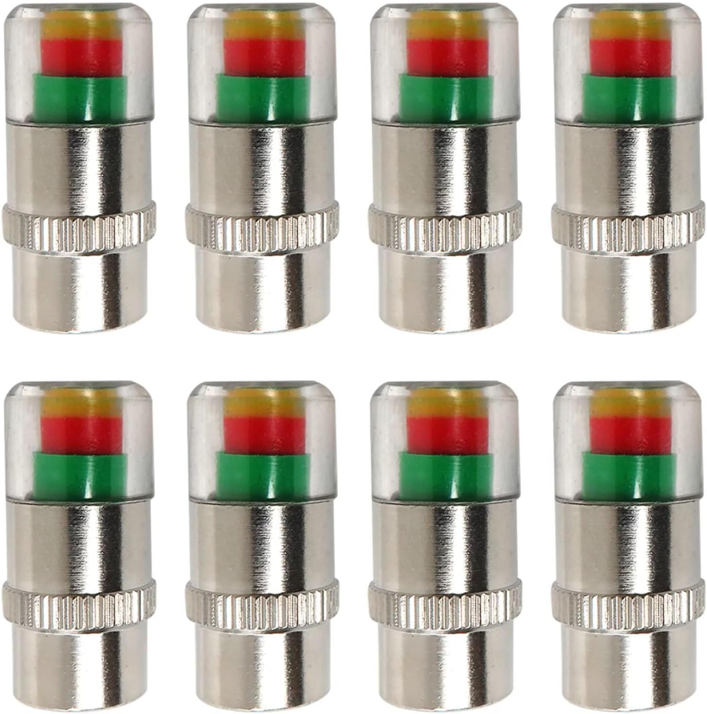 Amazon.com: 8Pcs Car Tire Valve Stem Caps Pressure Monitor Sensor ...