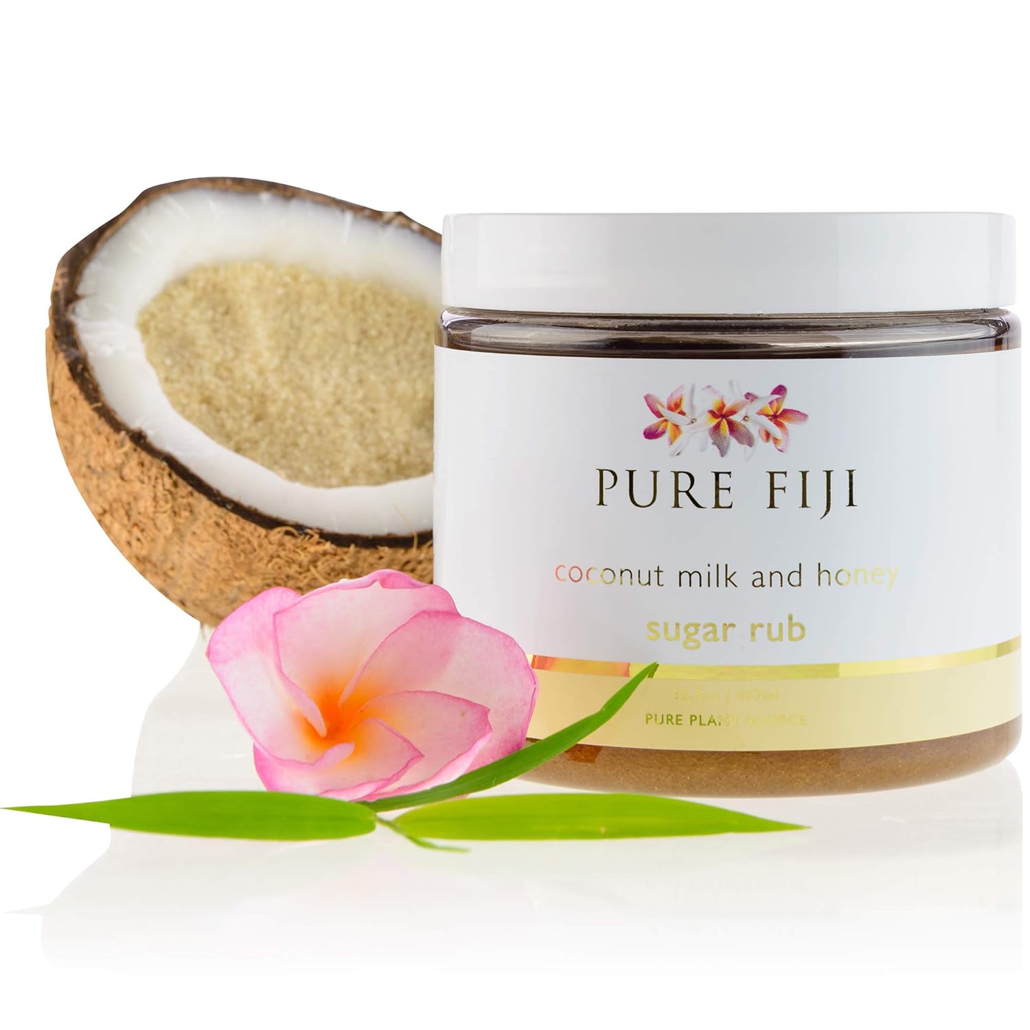 Amazon.com: Pure Fiji Coconut Sugar Body Scrub - Body Exfoliator Scrub ...