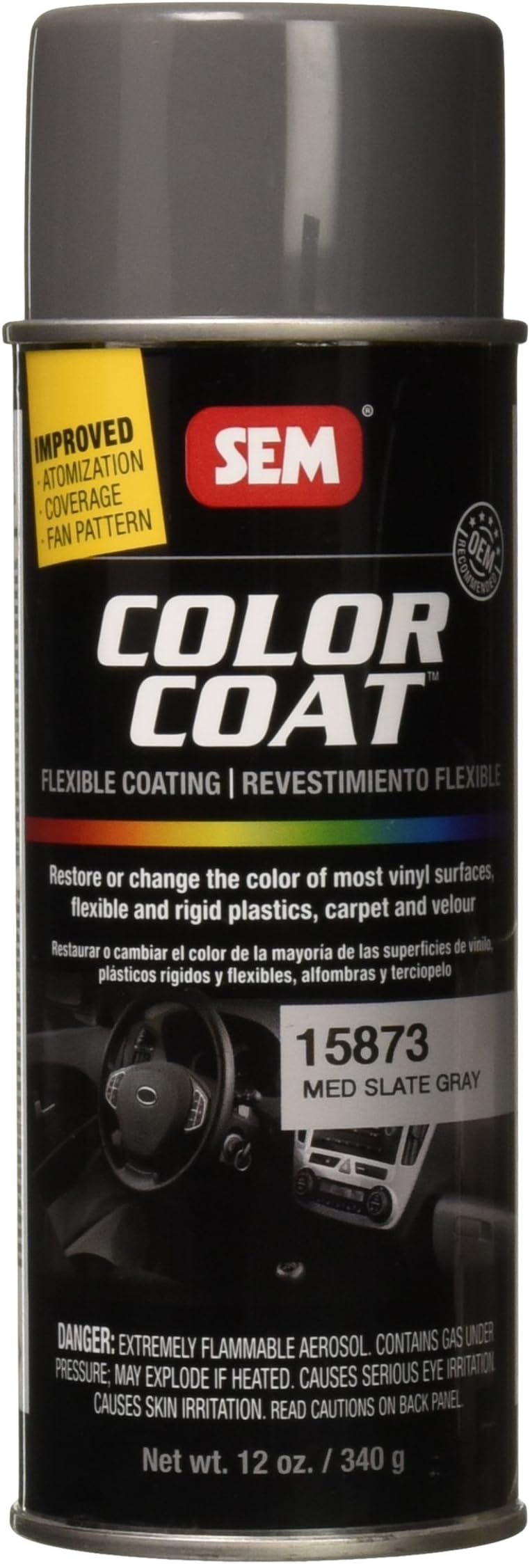 Amazon.com: SEM 15873 Medium Slate Gray Color Coat - 12 fl. oz ...