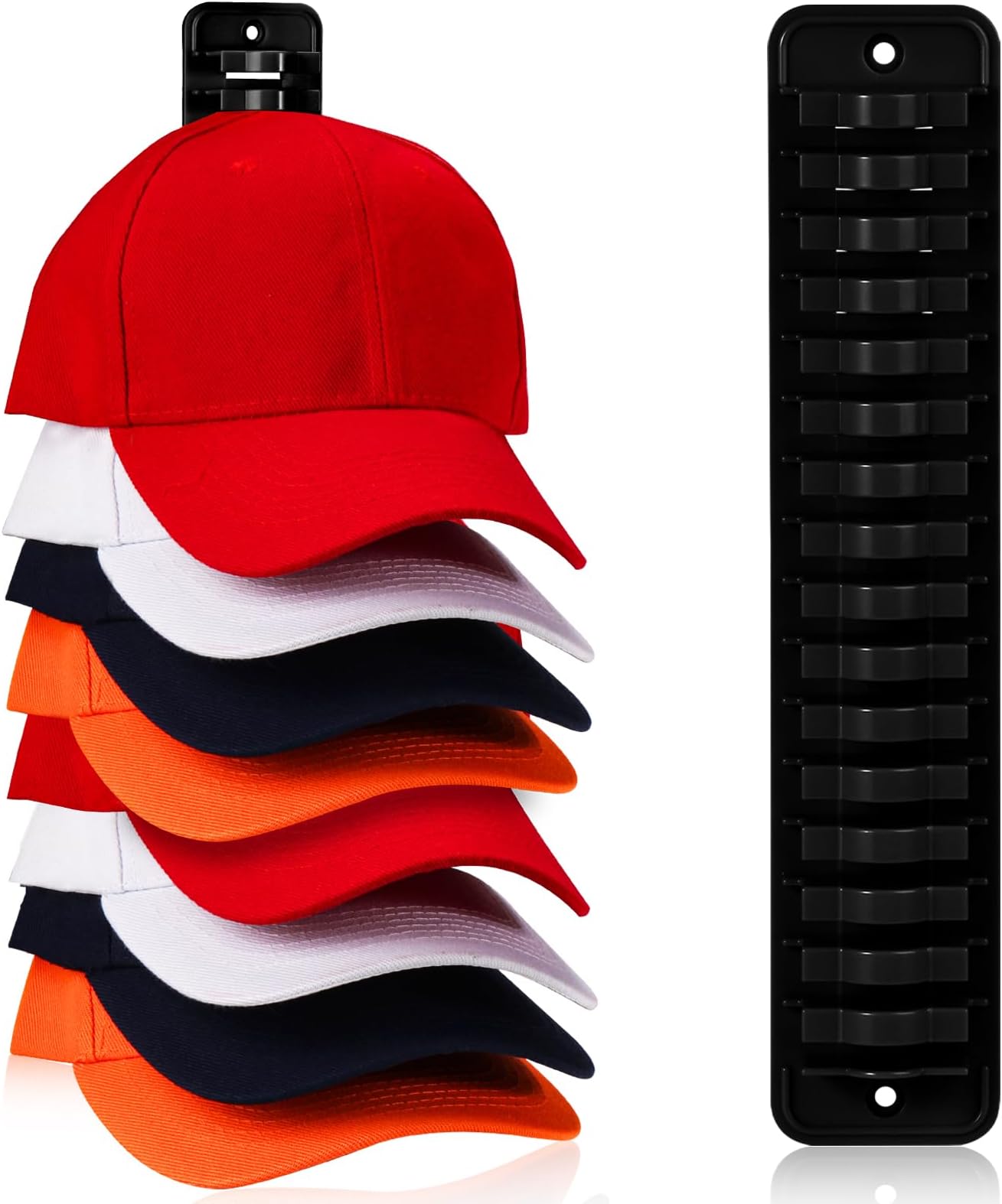 Amazon.com: KEETDY Metal Hat Racks for Baseball Caps Wall Hat Organizer ...
