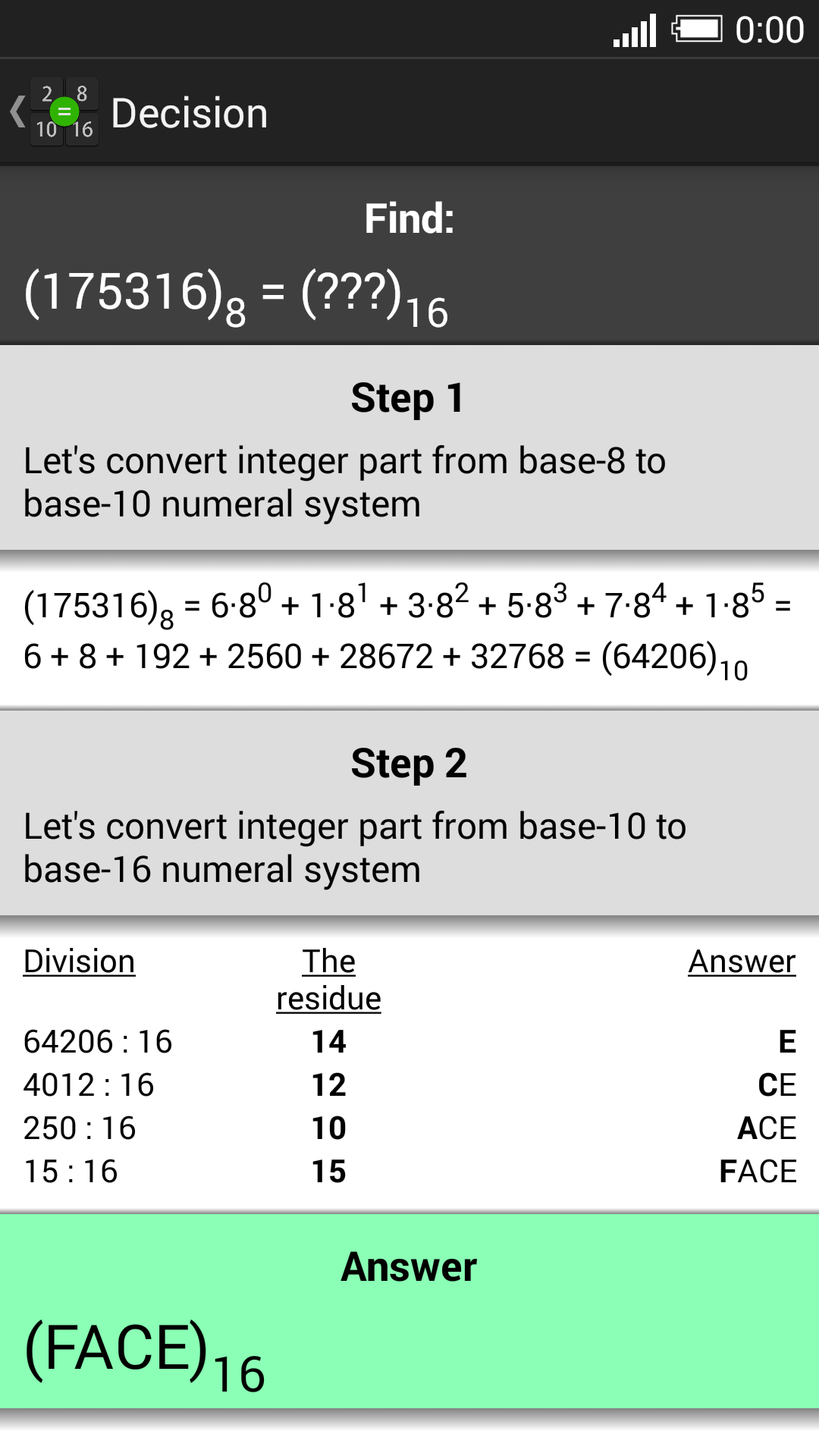 Numeral System Calculator - App on Amazon Appstore