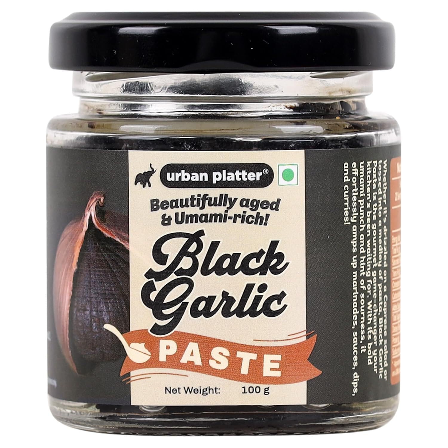 Urban Platter Black Garlic Paste, 100g [Umami-Rich, Slowly-Aged ...