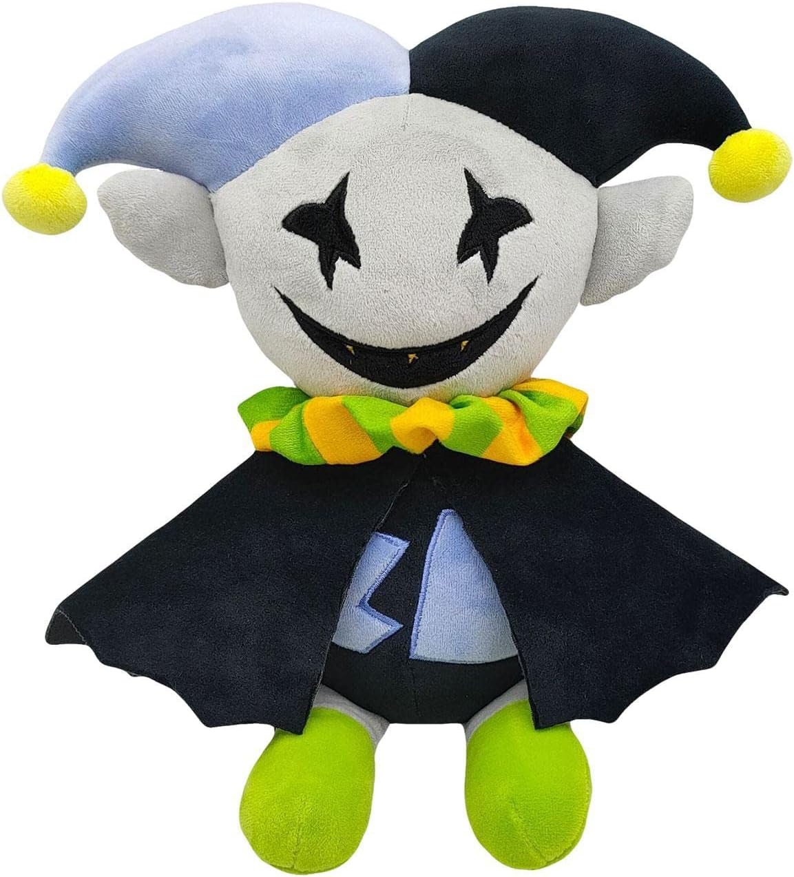 Deltarune Fangamer Jevil Talking Plush Anime Figure Doll Soft Stuffed ...