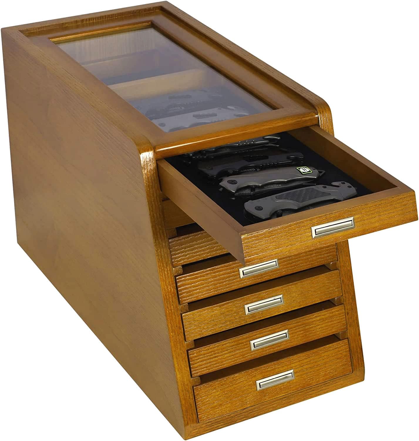 Amazon.com: Collector's Knife Display Case Tool Storage Holder Cabinet ...