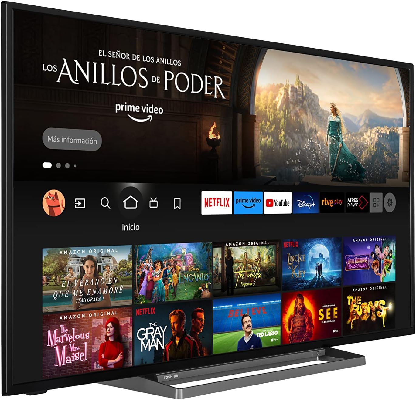 TOSHIBA 43UF3D63DA Smart TV Fire TV 43 pulgadas (4K Ultra HD, HDR10 ...