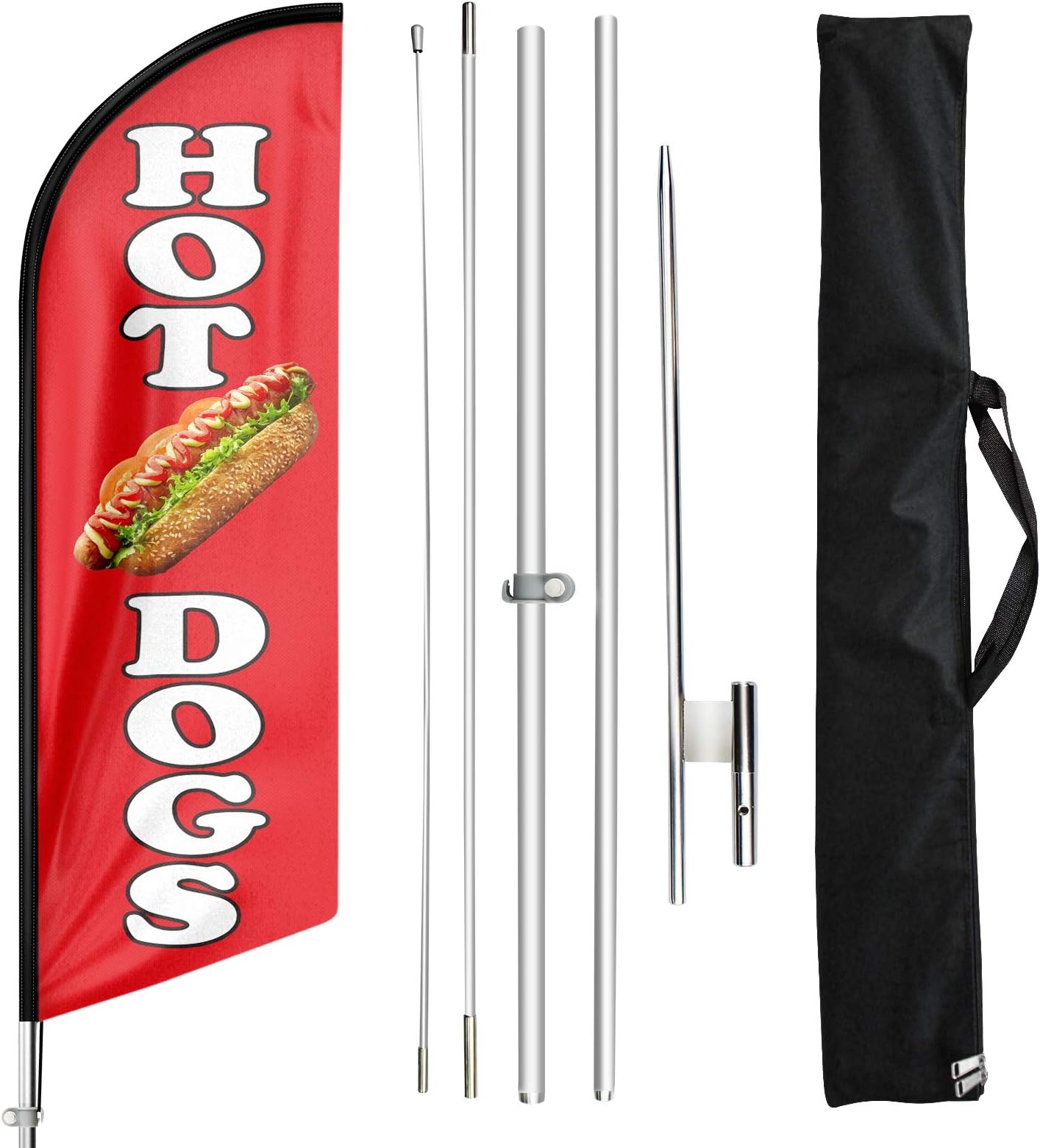 Amazon.com: Infinity Republic - Hot Dogs Windless Full Sleeve Banner ...
