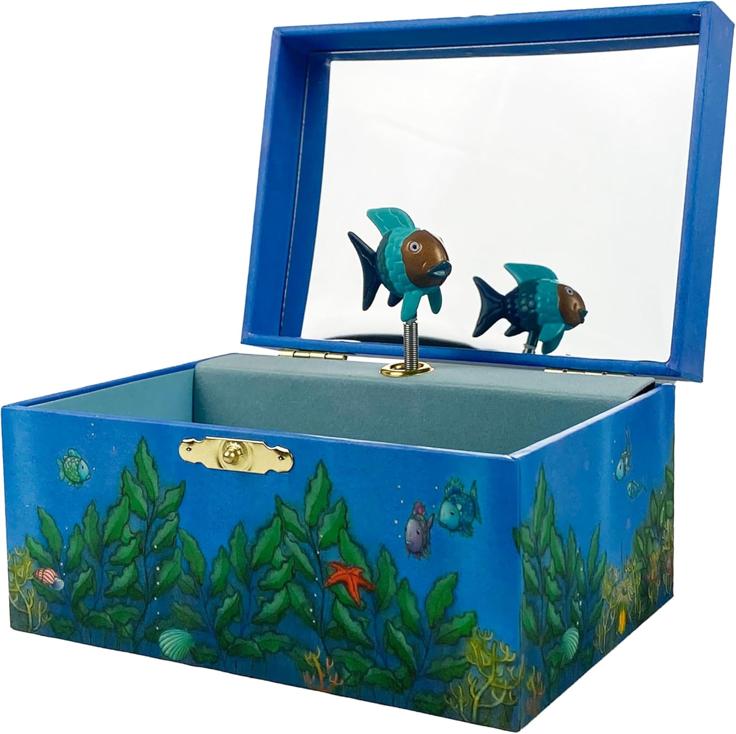 Trousselier Rainbow Fish Music Box (Blue) : Amazon.co.uk: Home & Kitchen
