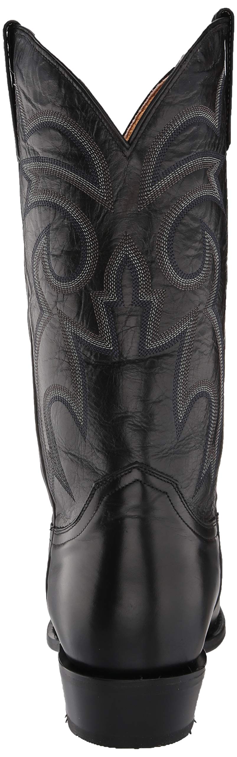 Roper Mens Parker R Toe Boot, Black, 11.5EE