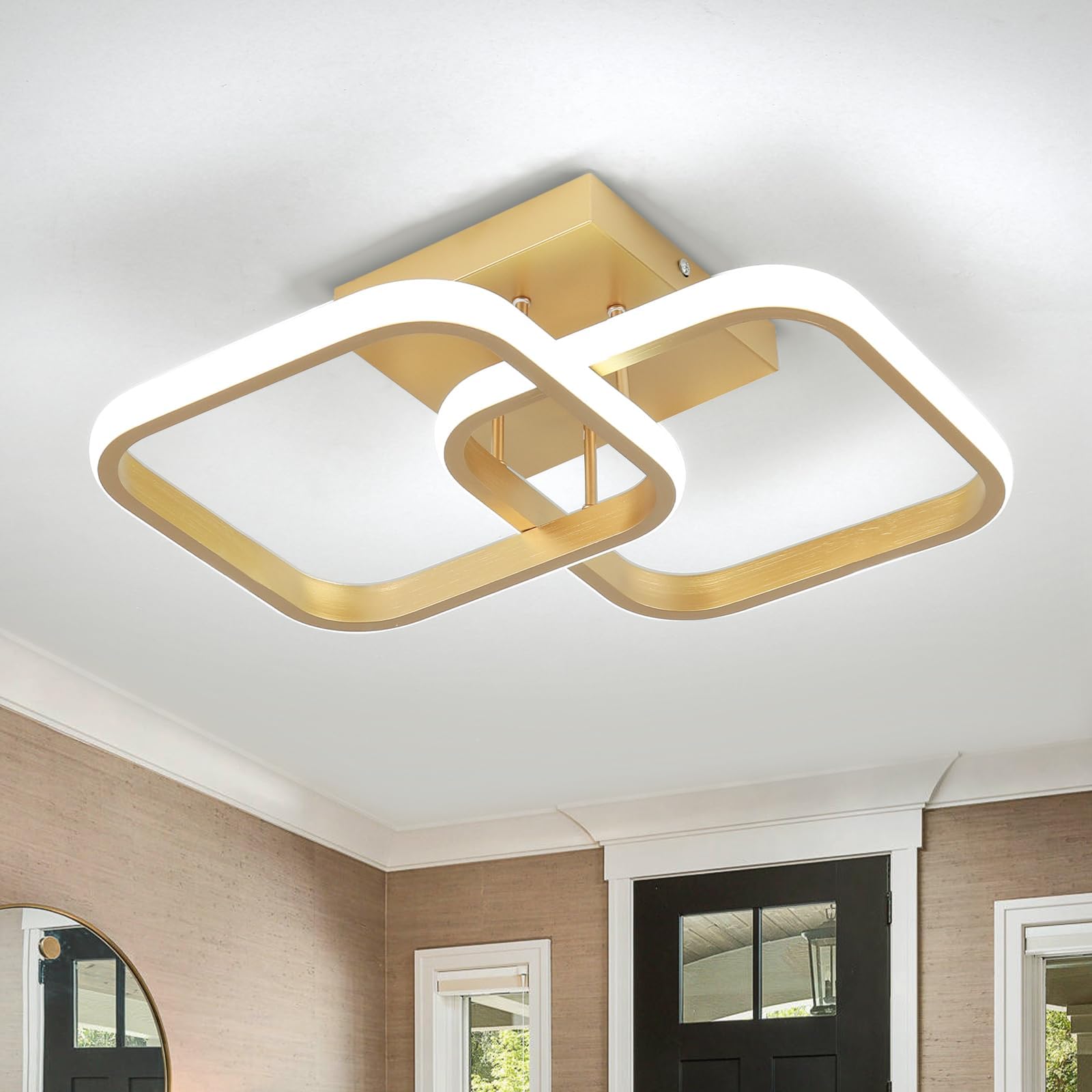CANEOE Led Hallway Light, 6000K Cool White Modern Led Ceiling Light ...
