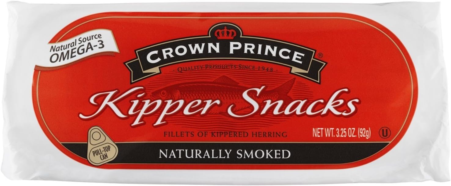 Amazon.com : Crown Prince Kipper Snacks, 3.25 Ounce Cans (Pack of 6 ...