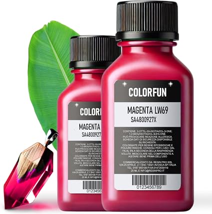 Resin Pro Colour Fun Brilliant Magenta Dye Colour, Colouring Liquid ...
