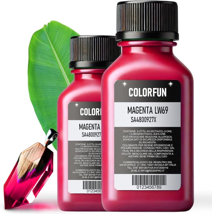 Resin Pro Colour Fun Brilliant Magenta Dye Colour, Colouring Liquid ...