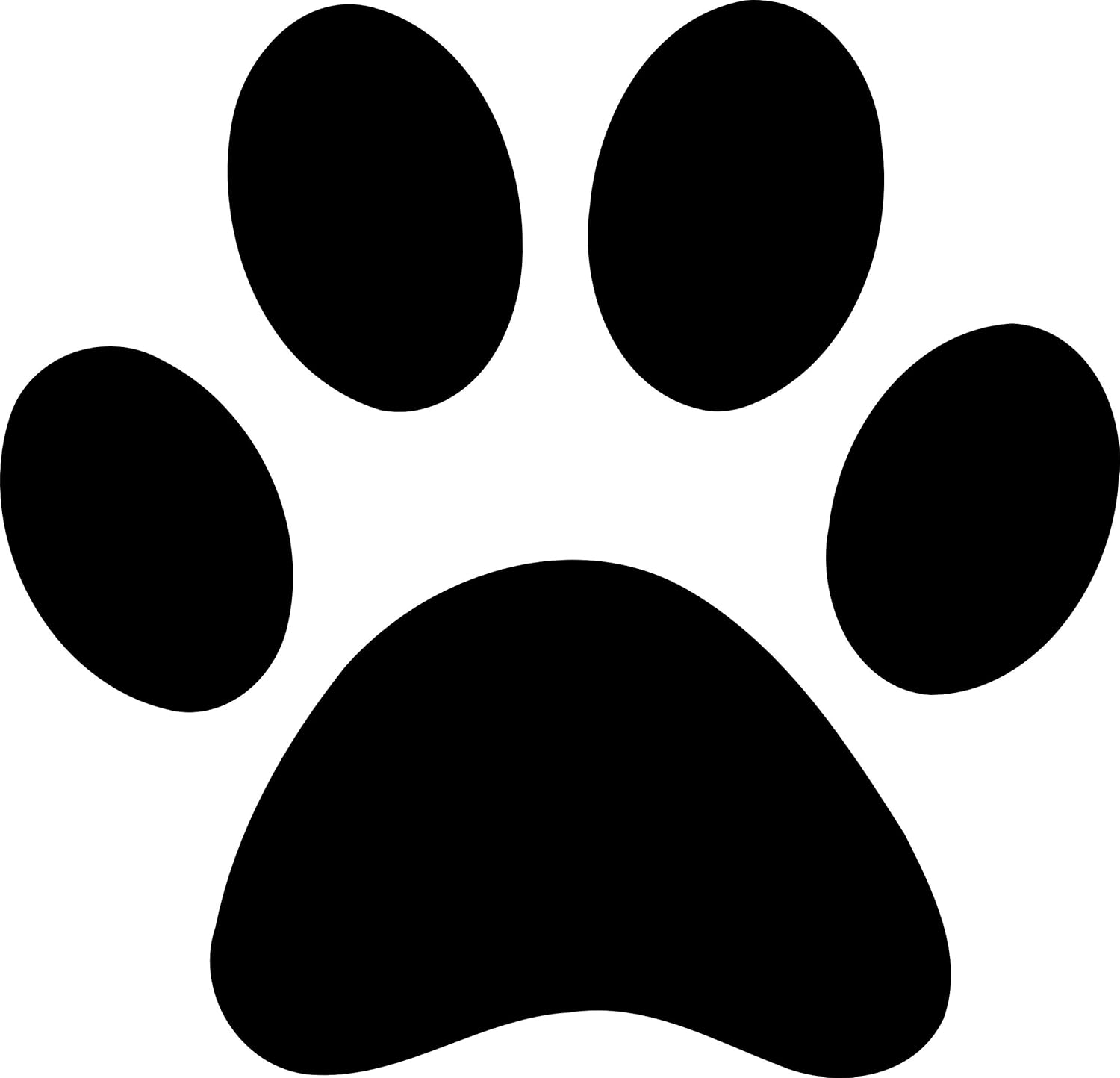 wrapp it up 10 x Dog Paws Black Car Van Decal Sticker Vinyl : Amazon.co ...