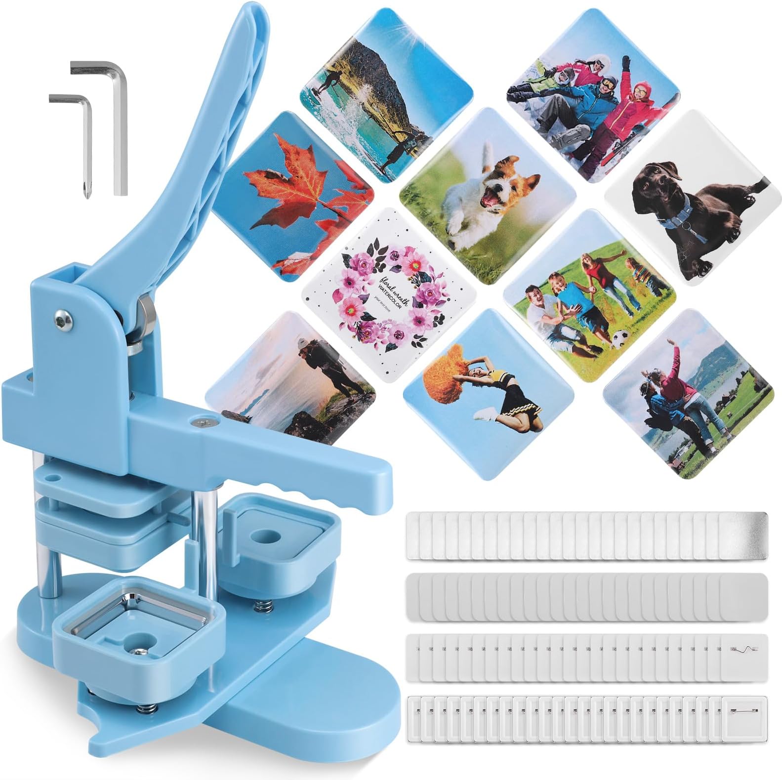 Amazon.com: MK.Bear Fridge Magnet Button Maker Machine, 50mm/1.97 inch ...