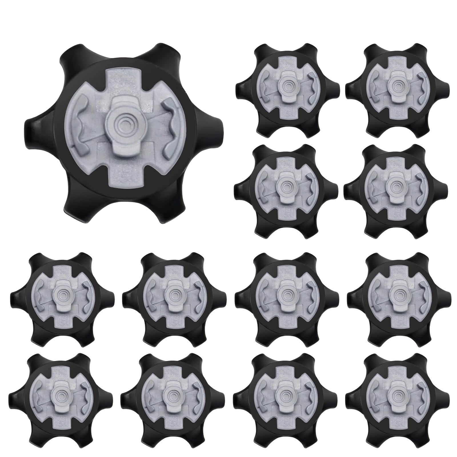 Golf Spikes Set - 12pcs Replacement Golf Shoe Spikes, Durable TPR ...