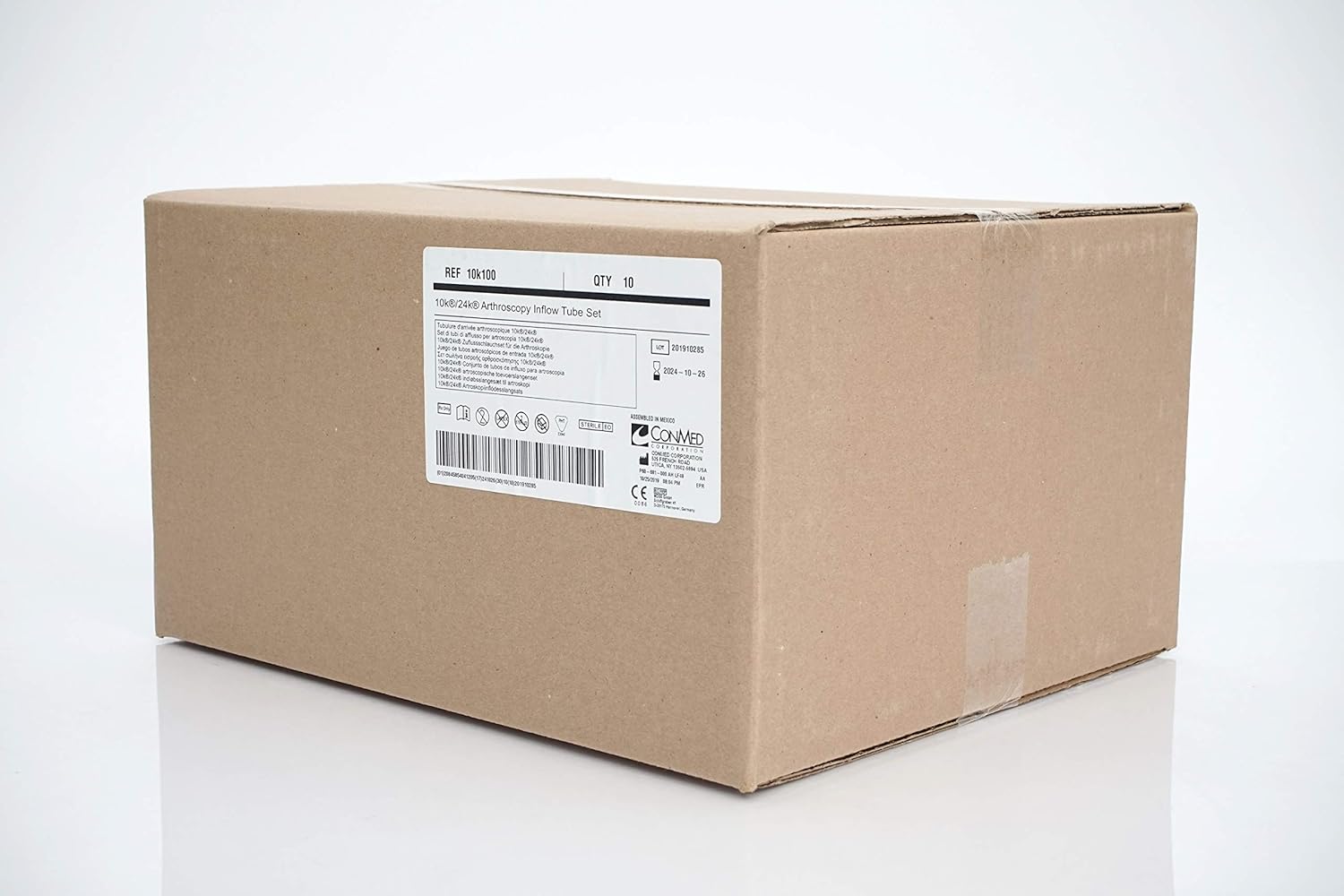 Conmed Corp 10K and 24K Arthroscopy Inflow Tube Set, Case of 10, 10K100 ...