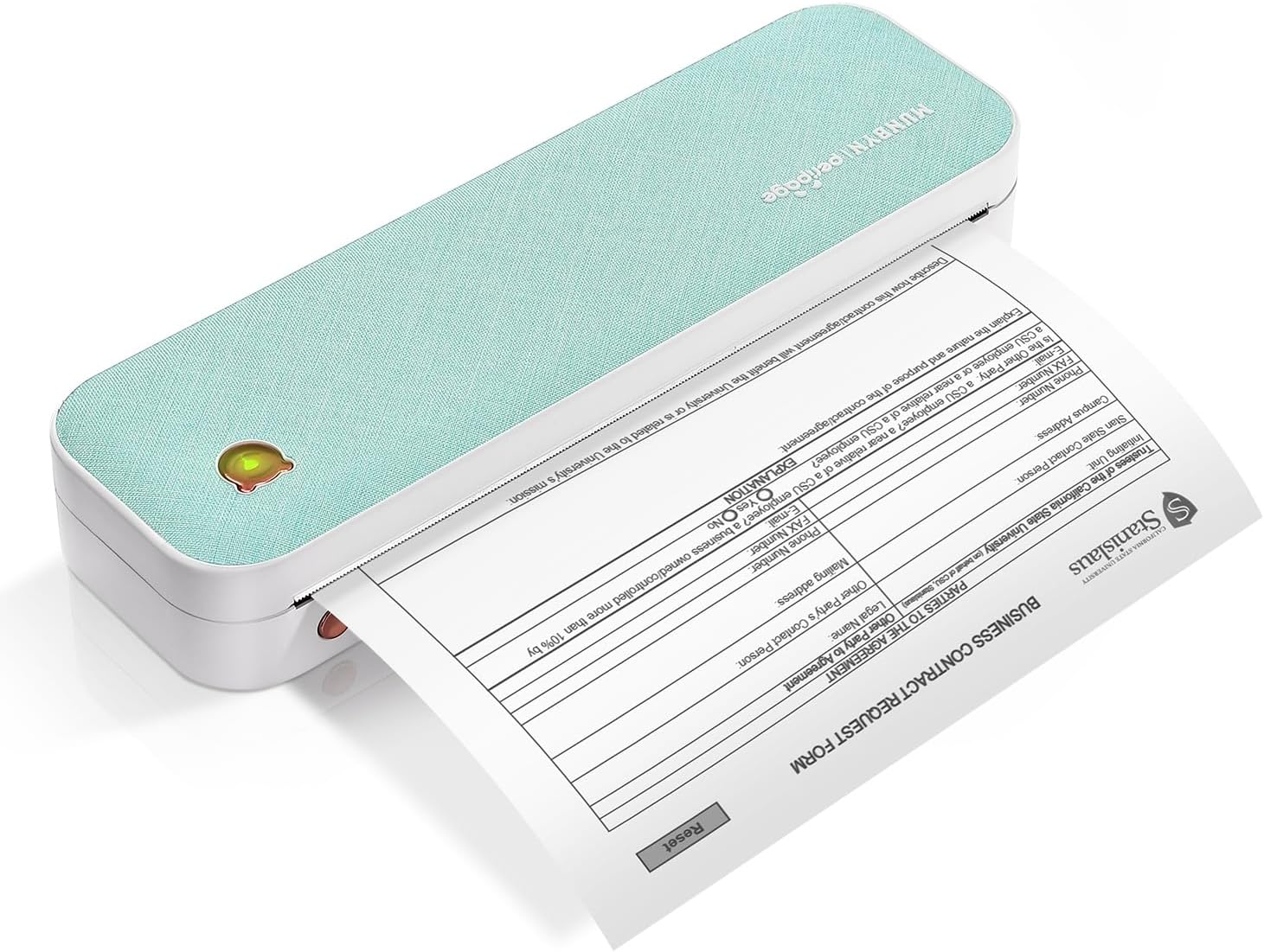 MUNBYN Portable Printer ITP01, Bluetooth Thermal Printer for Travel ...