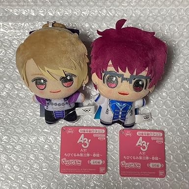 Amazon.co.jp: A3! ちびぐるみ 第三弾 ～春組? 茅ヶ崎至 佐久間咲也 : おもちゃ