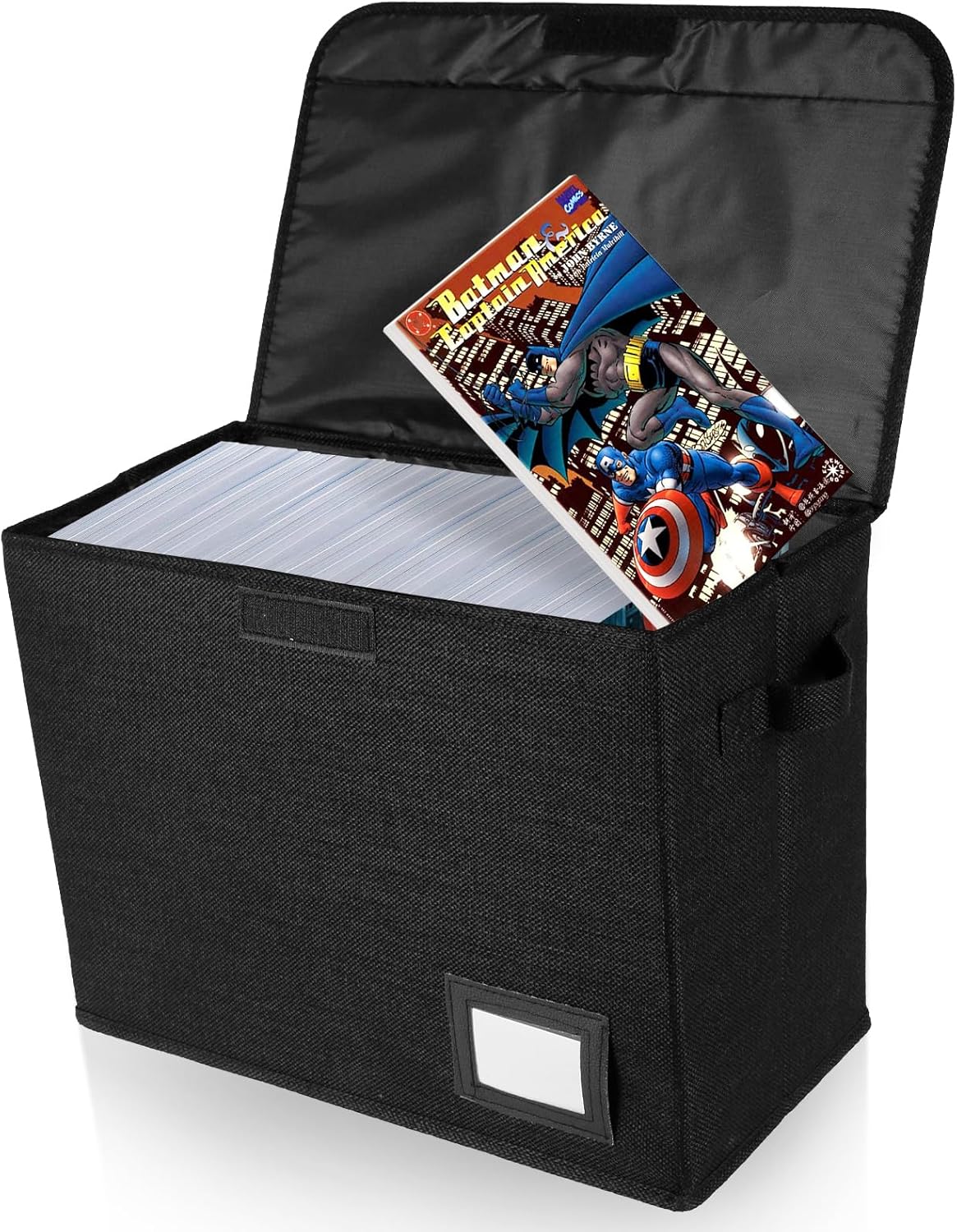 Comic Book Storage Box, Collapsible Comic Book Box, Washable Integrated ...