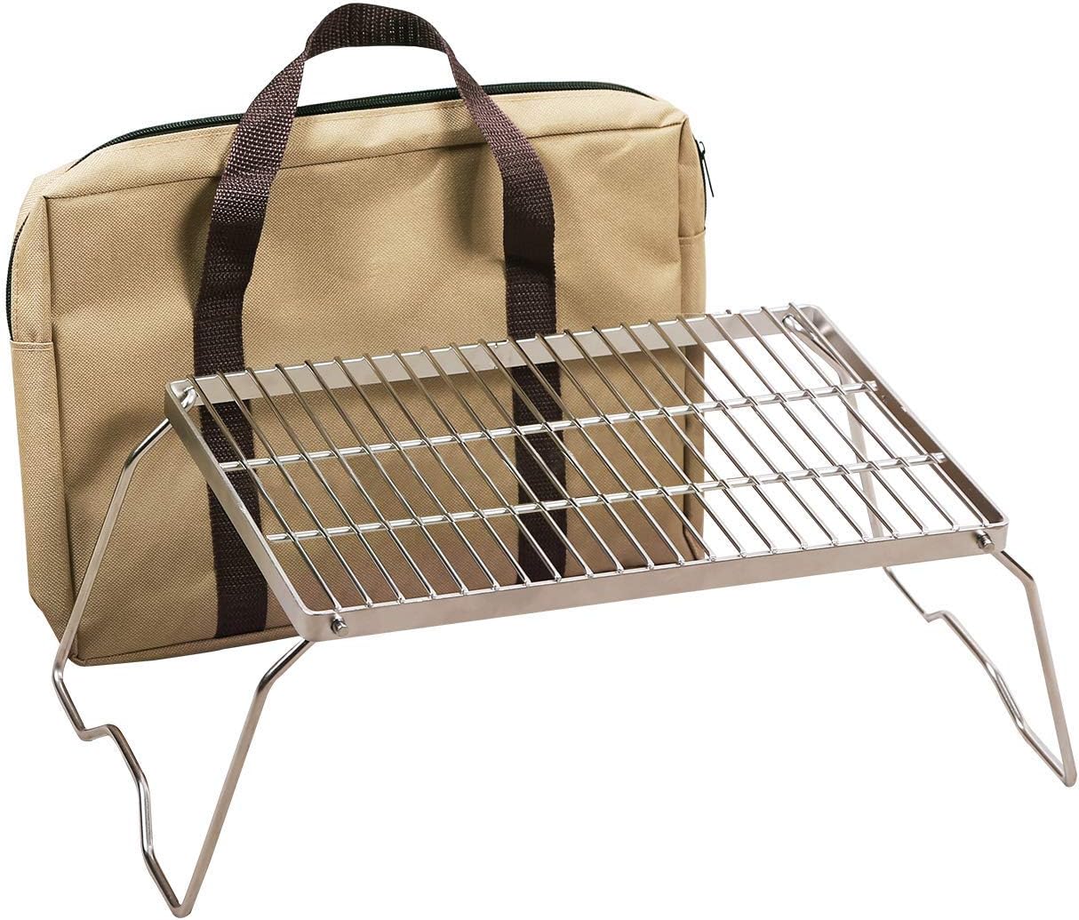 Amazon.com : Camping Tripod Campfire Stand portable campfire,Over Fire ...