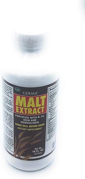 Amazon.com: Extracto de Malta 16 oz. with B12 and Hemoglobina Germa ...