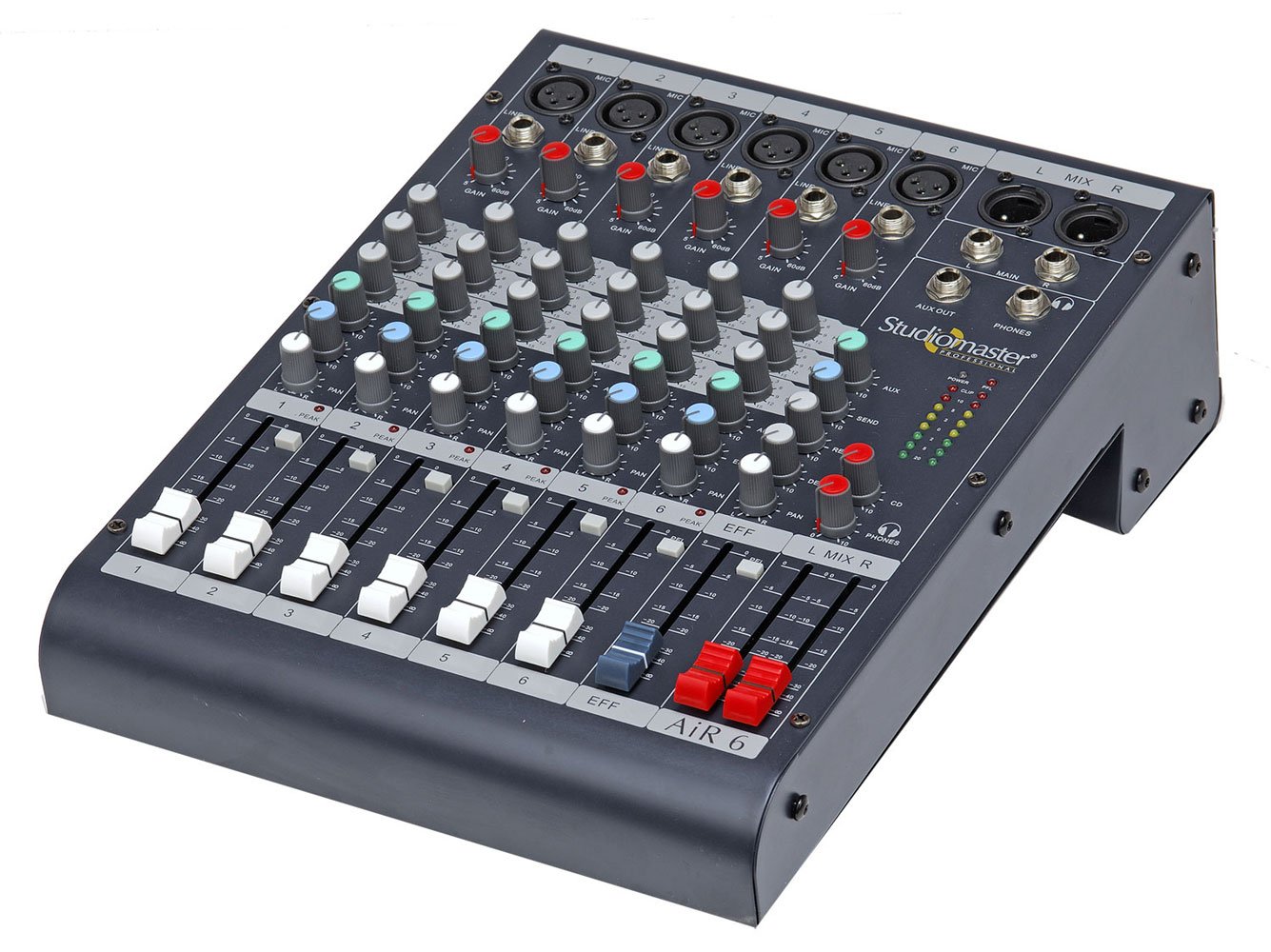 Studiomaster Mixer Air 6 (6 channel), black, Medium : Amazon.in ...